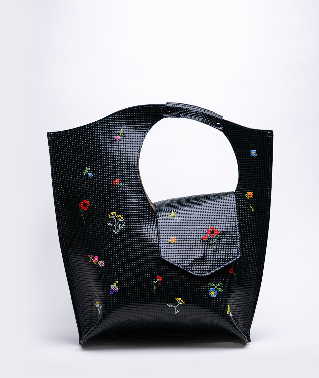 Core Shoulder Bag in Floral Marine – MARCO BAGA